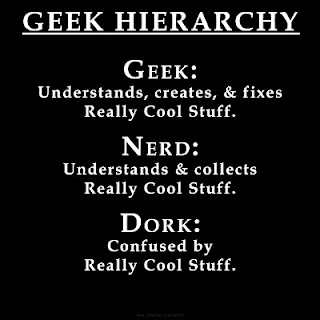 The Friendly Viking: Geek's and Nerds and how to be them.