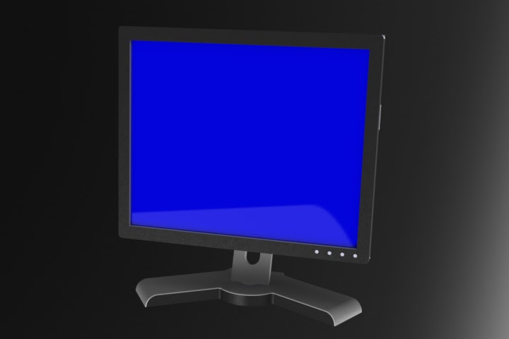 My Cad Designs: Dell Monitor 1907 3D model