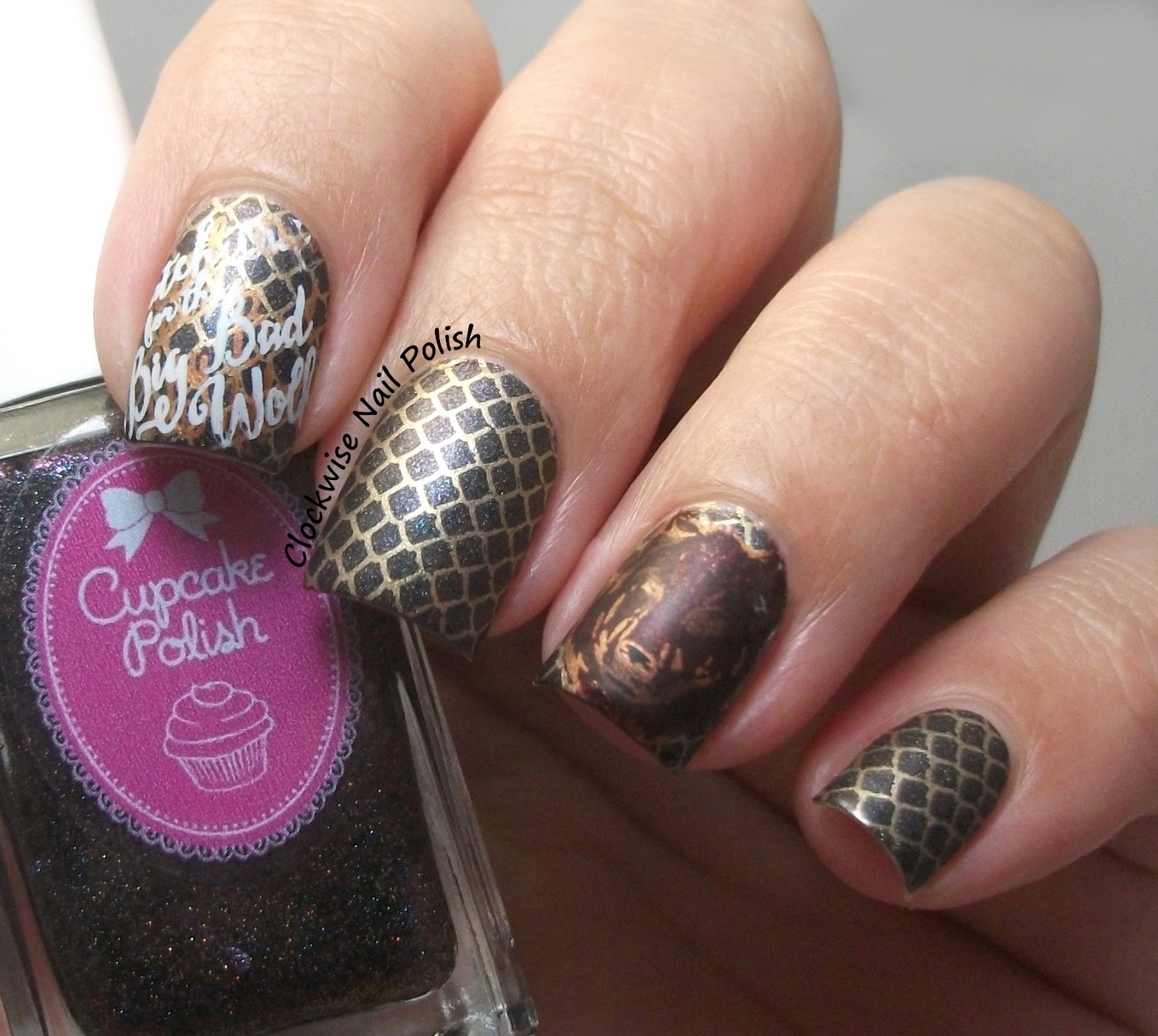 The Clockwise Nail Polish: Uber Chic Fairytale-01 Stamping Plate Review