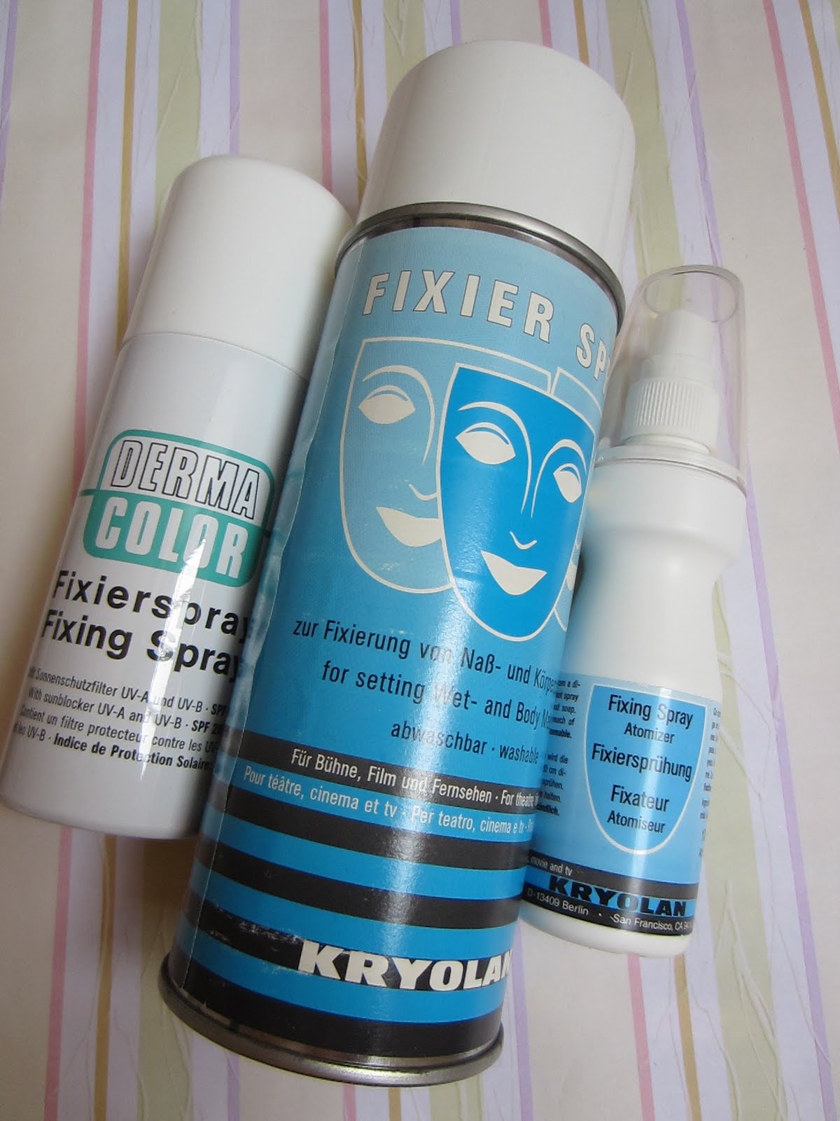 My Pre Loved: Dermacolor Fixing Spray & Kryolan Fixing Spray