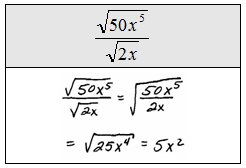 OpenAlgebra.com: Multiplying and Dividing Radical Expressions