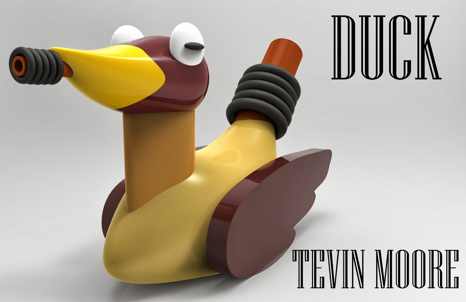 ELDS 205: Computer Aided Product Design: Tevin Moore - Week 2: Duck
