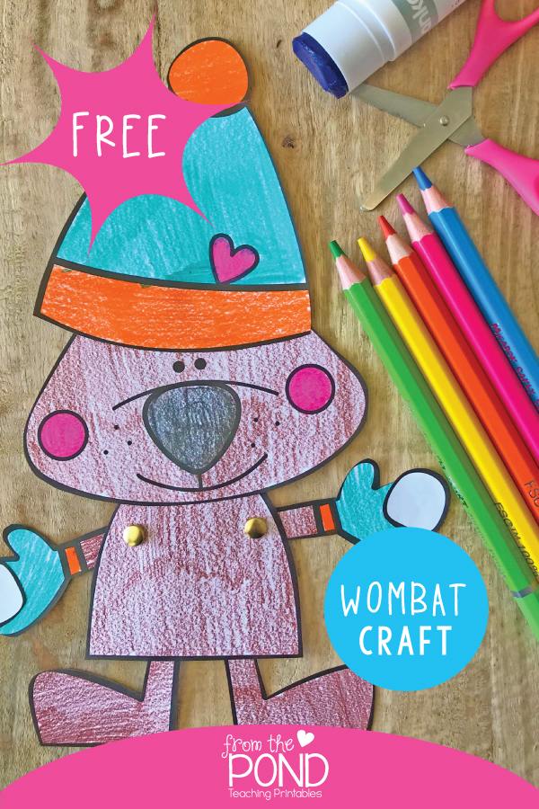 Winter Wombat Craft | From the Pond