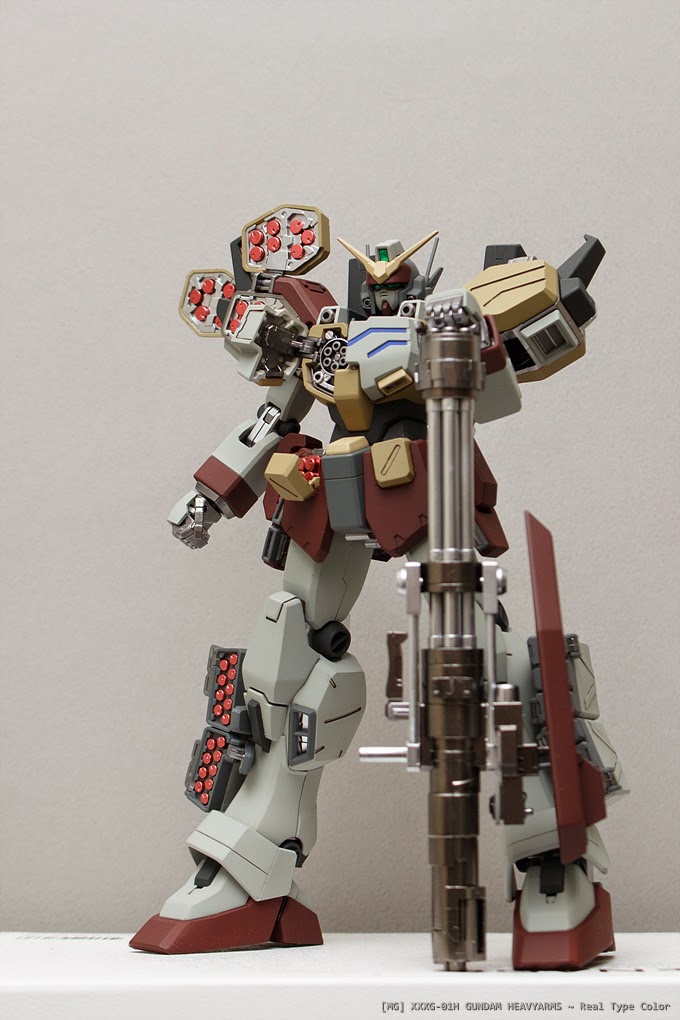 Painted Build: MG 1/100 Gundam Heavyarms EW ver. "Real Type Color"