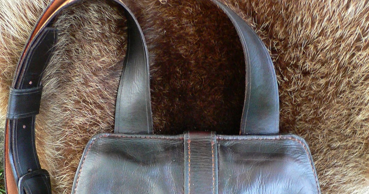 Leather from the Past: Finished Shot Bag #24