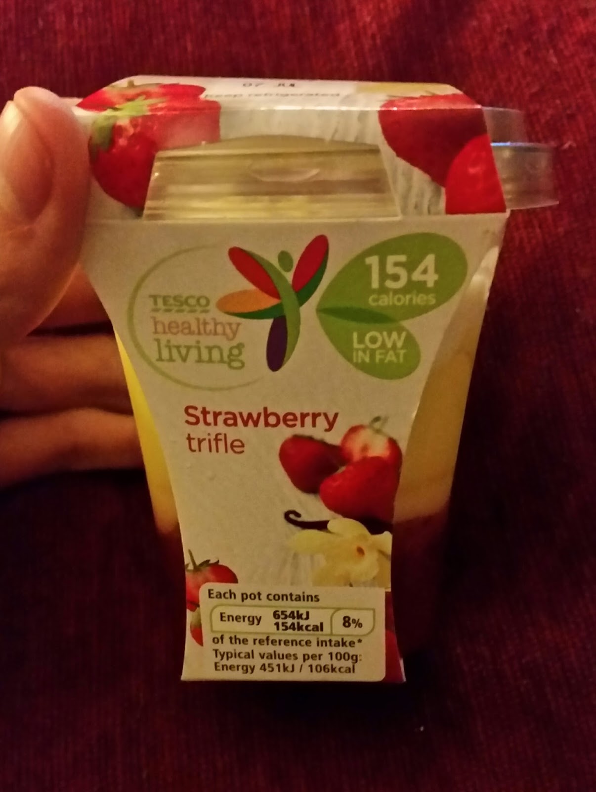 Trust Me Treats: Tesco Healthy Living Strawberry Trifle review