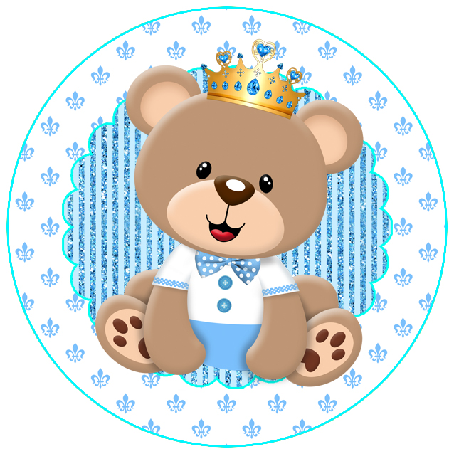 Prince Bear Free Printable Party Kit. - Oh My Baby!