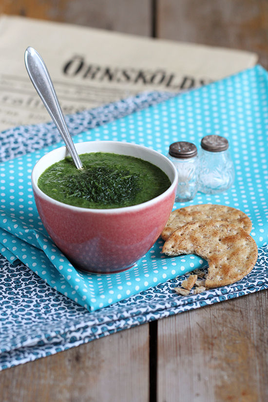 Lindas recept: Spenatsoppa