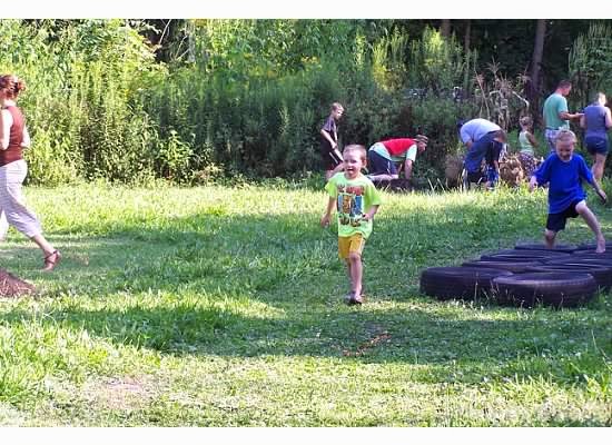 Our Little Backyard Farm: Kids Mud Obstacle Course
