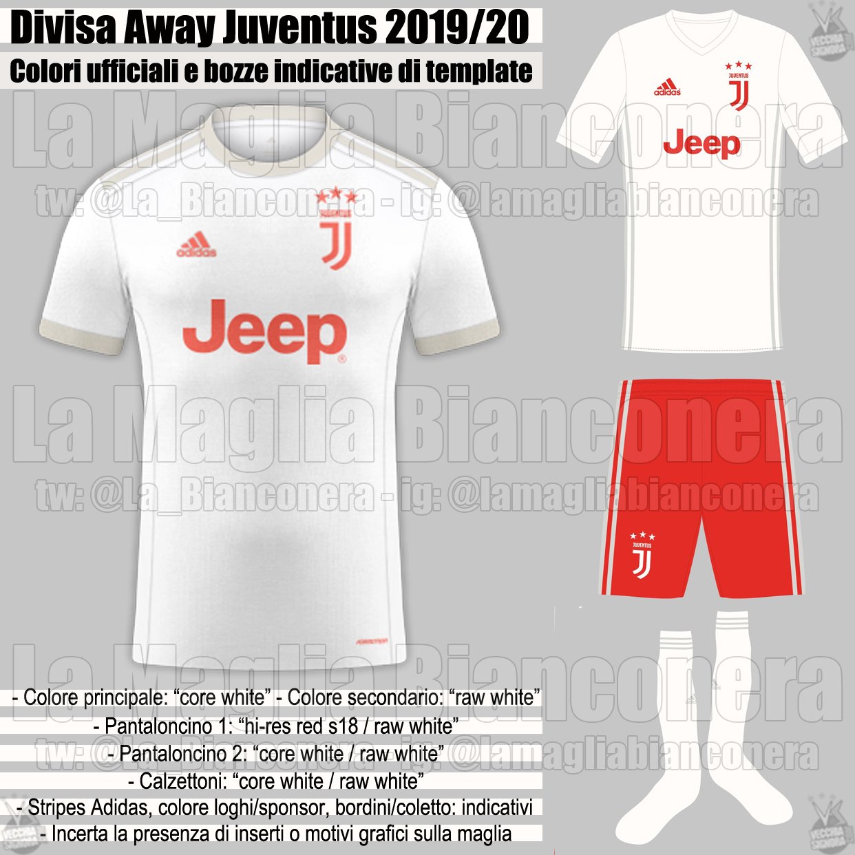 Juventus 19-20 Home, Away & Third Kit Colors & Design Info Leaked ...