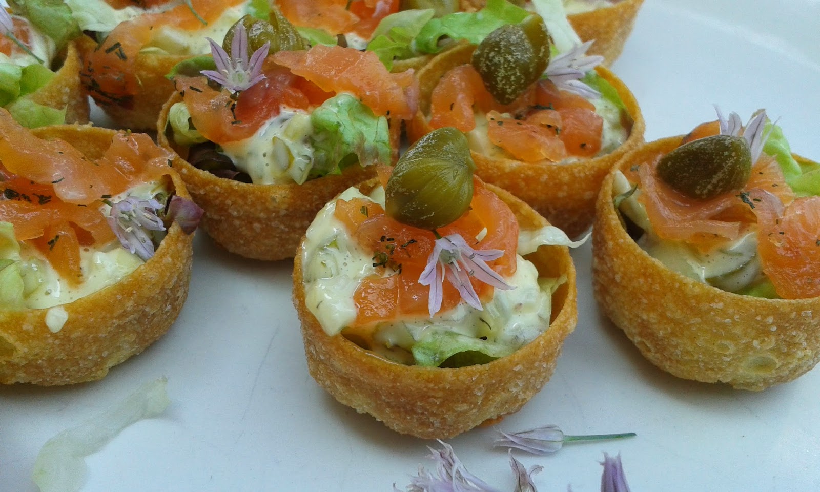 Caprichos de Mayte: Mini croustades rellenos para aperitivo