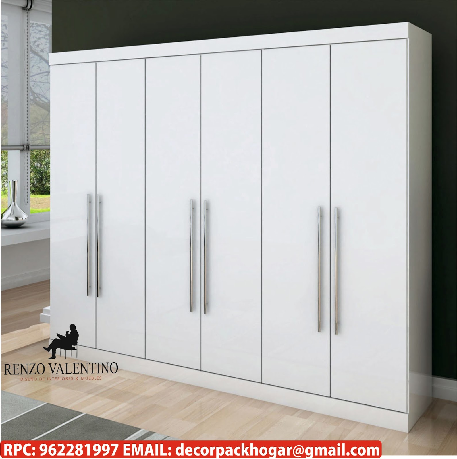 DISEÑOS FABRICACION DE CLOSET COCINA Y MUEBLES DE OFICINA RPC ...