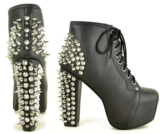 Studs and spikes, and everything nice.: Jeffrey Campbell Shoes