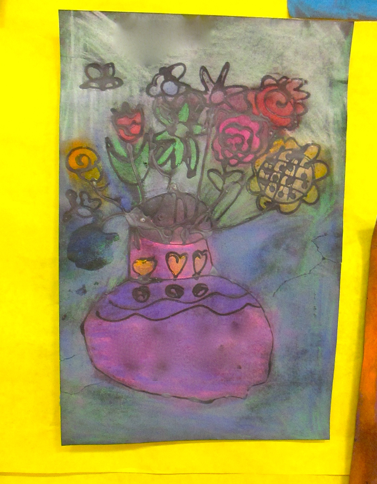 The Primary Colors: Lesson Plan: Van Gogh Pastel Vases