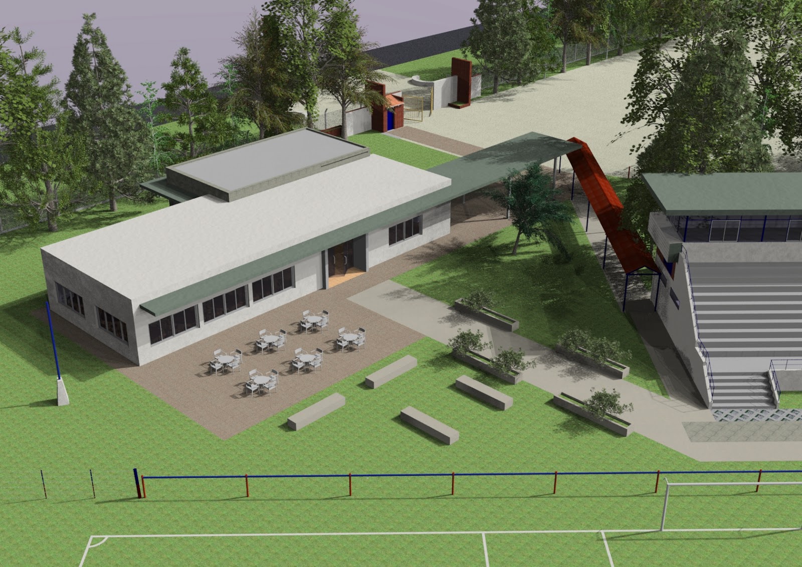 AV ARQUITECTURA: ANTEPROYECTO PARA COMEDOR ESTUDIANTIL EN EL CAMPO DE ...