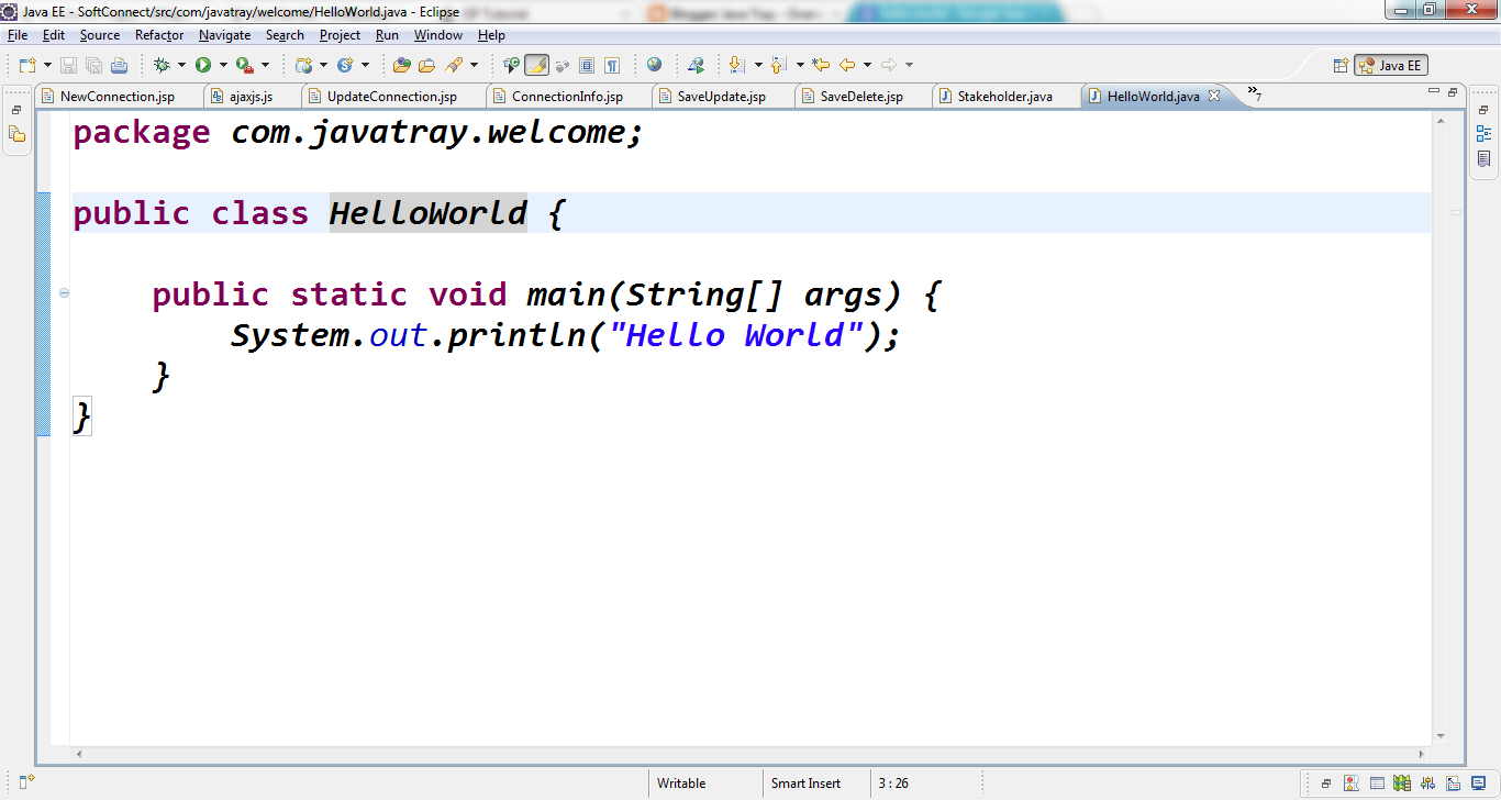 Java Tray - Contains all about JAVA