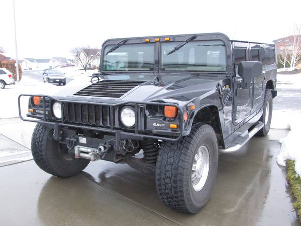 Black 2001 Hummer H1 Wagon - 4x4 Cars