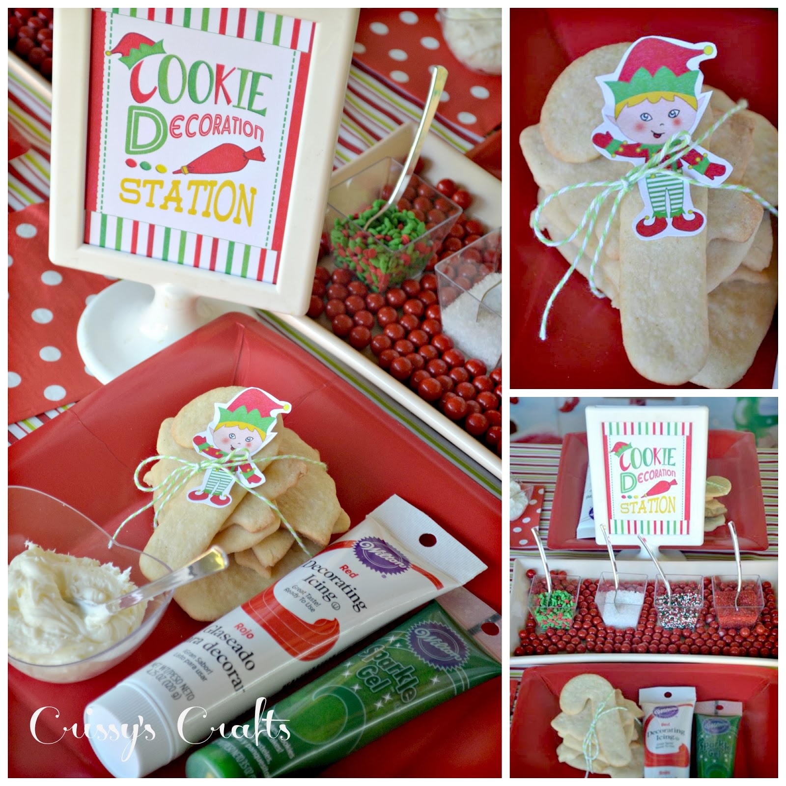 Crissy's Crafts: Elf Bakery Shop - Cookie Decorating Party