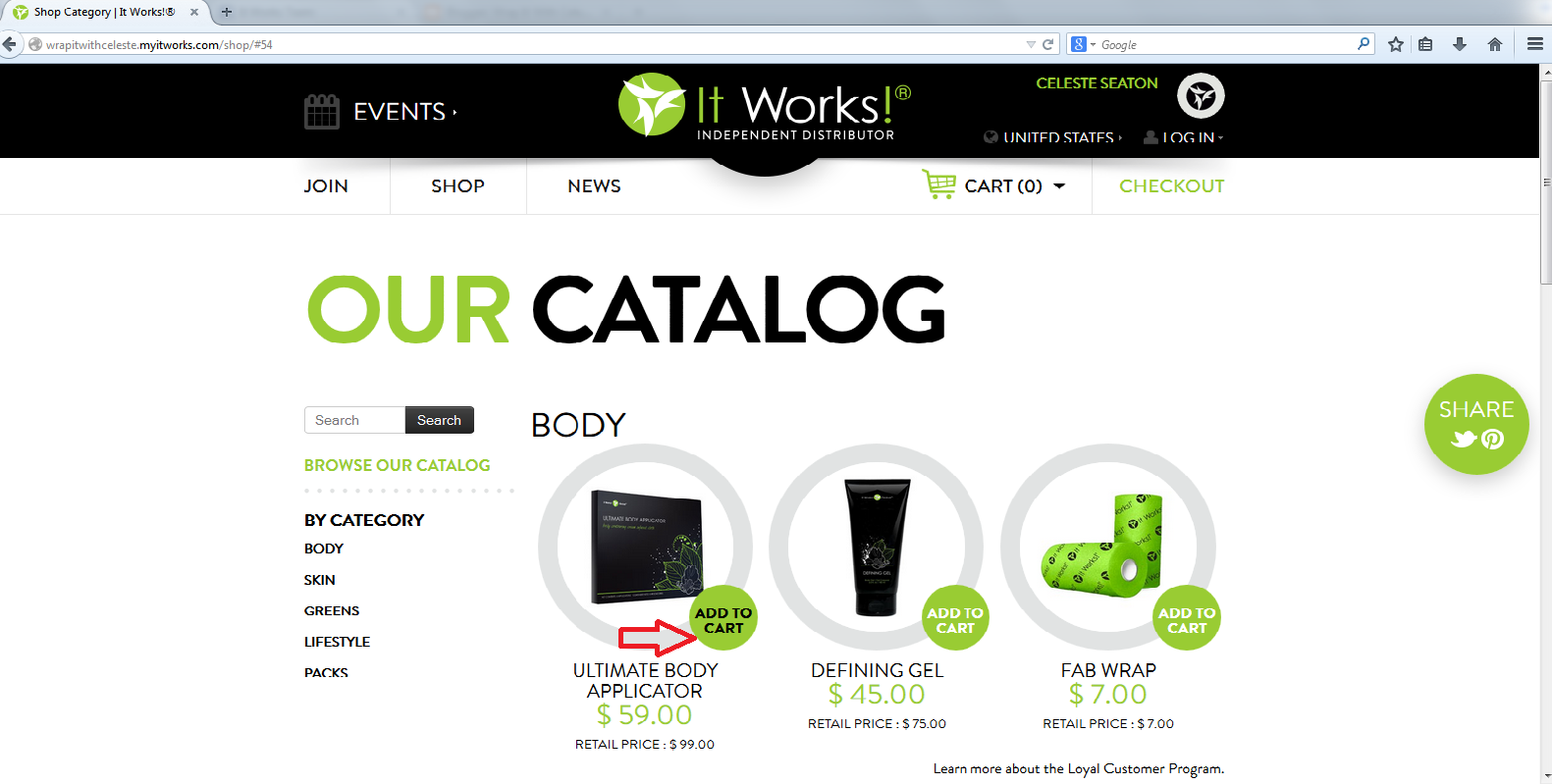 Shop ONLINE at my IT WORKS store: SHOP MY ONLINE STORE!!