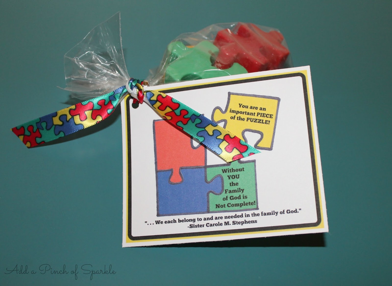 Add A Pinch Of Sparkle: You Are An Important Piece Of The Puzzle