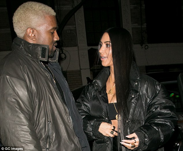 Kim K and Kanye West step out together for dinner for Valentine's Day