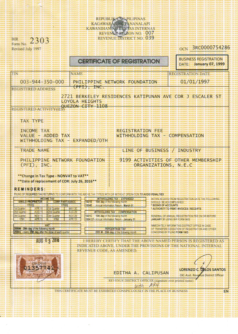 Bir Form 2303 Philippin News Collections
