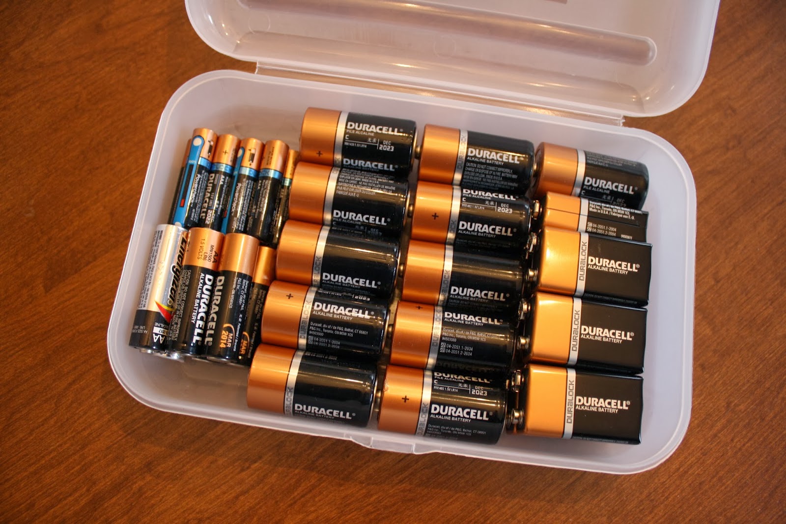 I'd Rather Be Organizing: The Junk Drawer: Battery Organization
