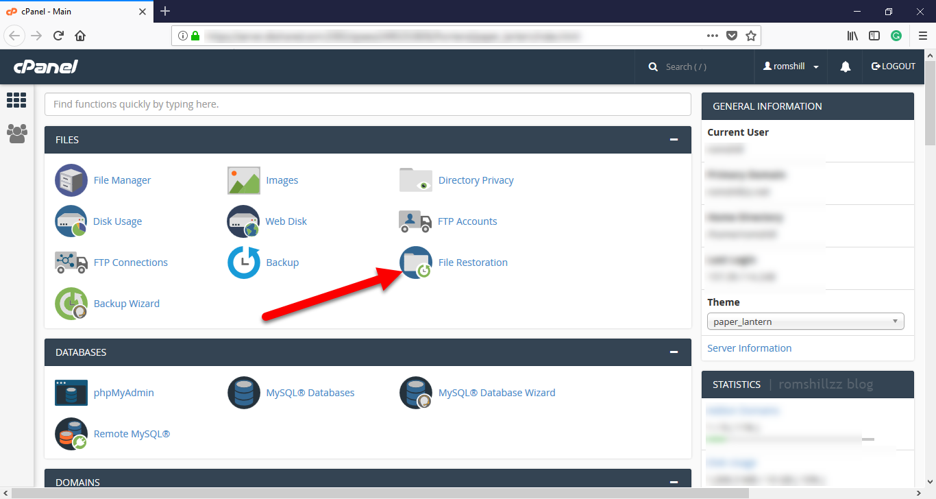 How To Restore Permanently Deleted Files in cPanel