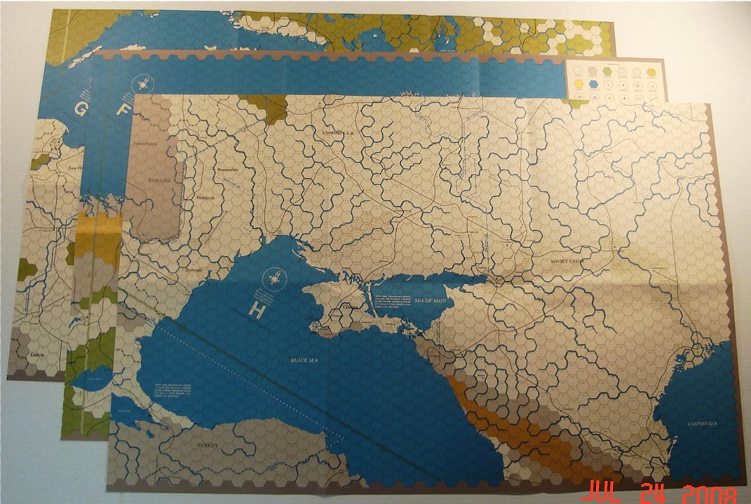 Map and Counters: WHAT A DIFFERENCE TWO YEARS CAN MAKE!