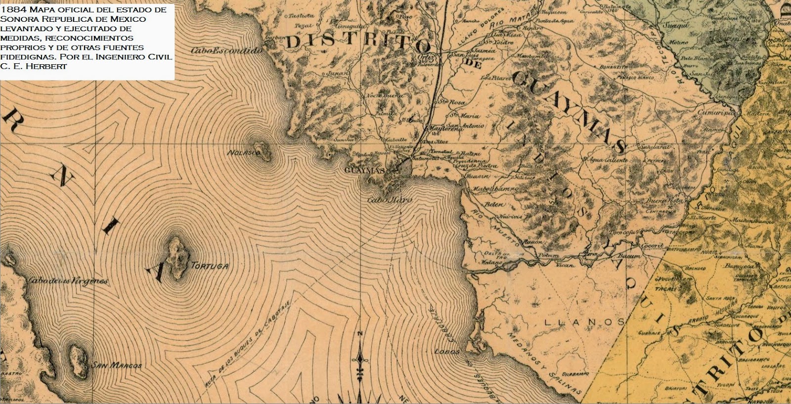 Buscadores de tesoros - Topos de Guaymas Sonora : Mapas Antiguos de la ...