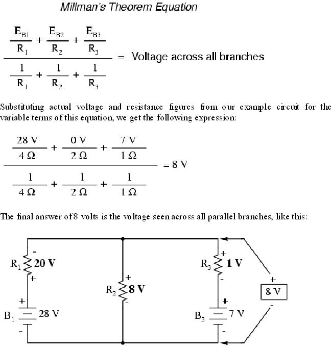 ELECTRICAL AND ELECTRONICS ENGINEERING..!!: Millman's Theorem