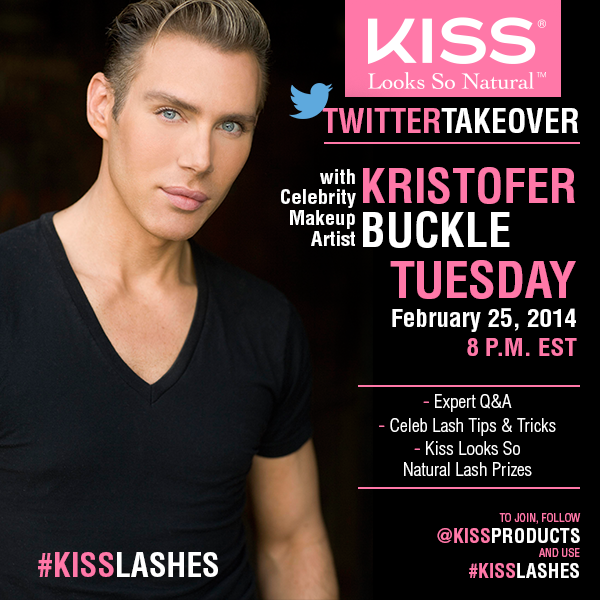 Kiss Products Twitter Takeover with Celebrity Makeup Artist, Kristofer ...