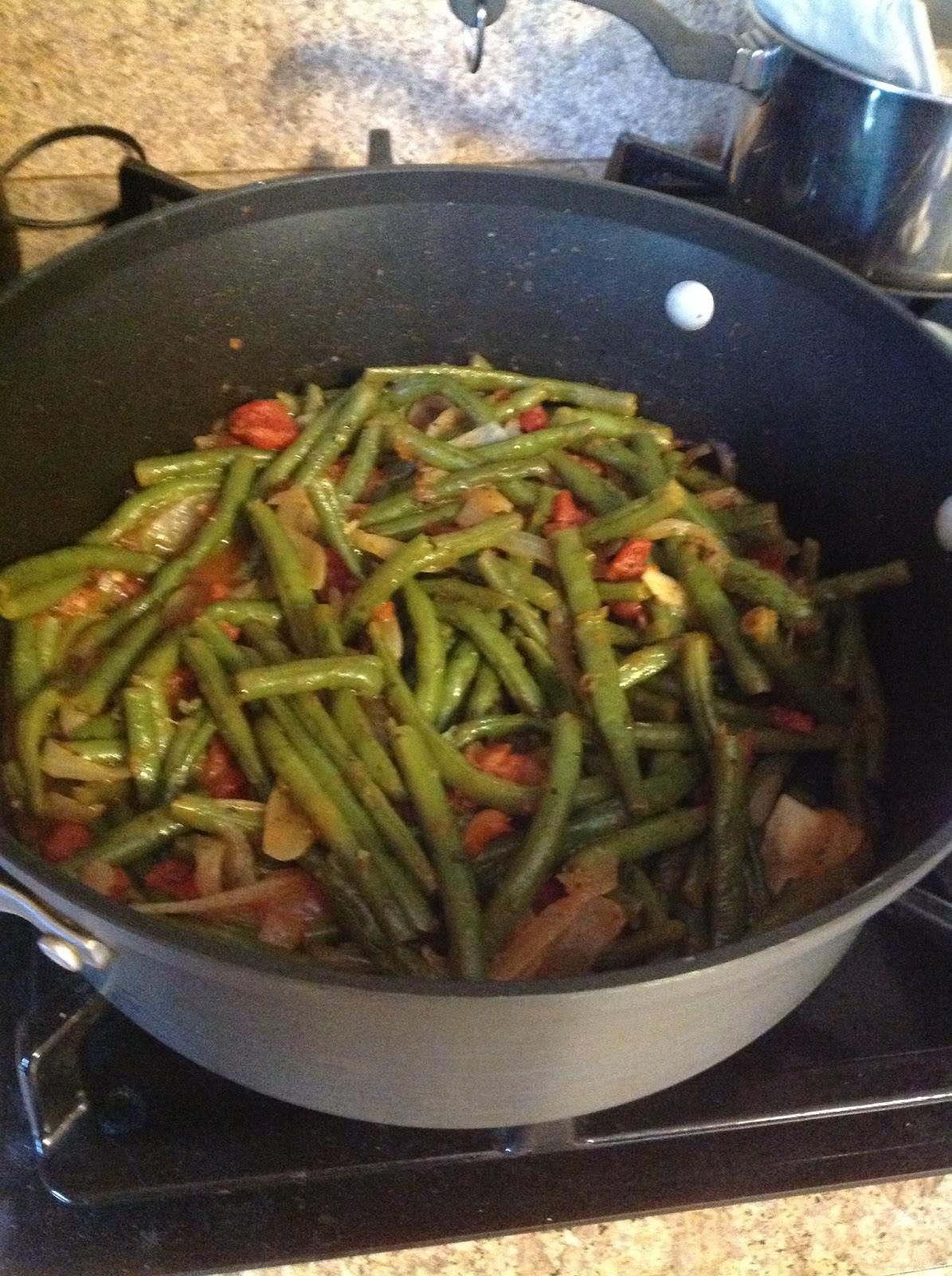 Gluten Free With Silvana: Fasolakia-Greek String Beans