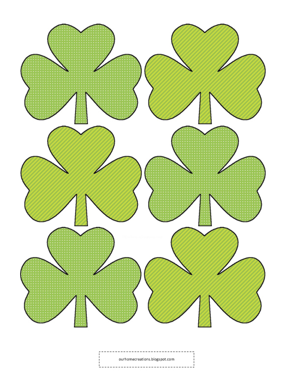 ourhomecreations: St Patrick's Day shamrock pattern