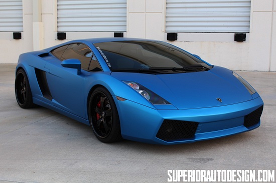 Matte Blue Lamborghini Gallardo by Superior Auto Design | Carsfresh