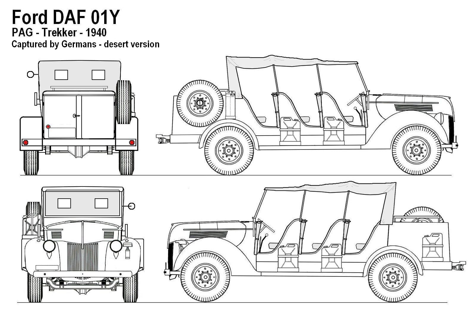 Panzerserra Bunker- Military Scale Models in 1/35 scale: Ford DAF- PAG ...