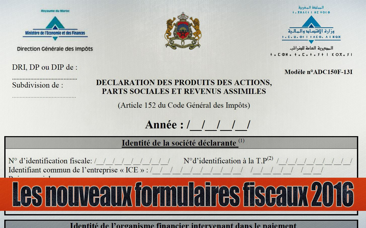 COMPTABILITE : Les nouveaux formulaires fiscaux 2016 et les dernières ...