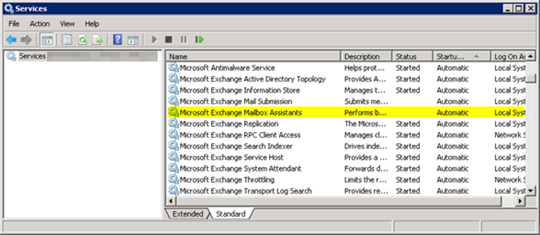 Notes from the field: Are All Your Exchange Services Running?