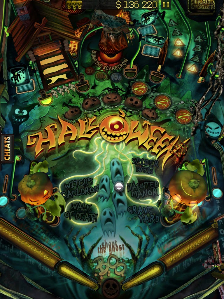 Tribune of Terror: Halloween pinball ios game review - Ghoulie get your ...