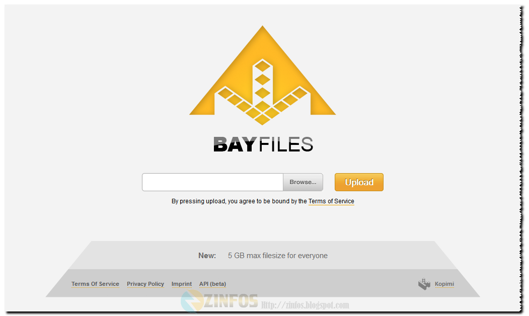 BayFiles - partage de fichiers - ZinfosWeb
