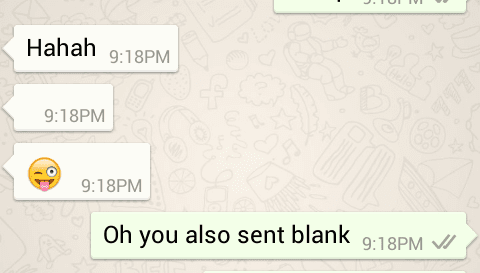 Send Blank Messages On Whatsapp (Step By Step).