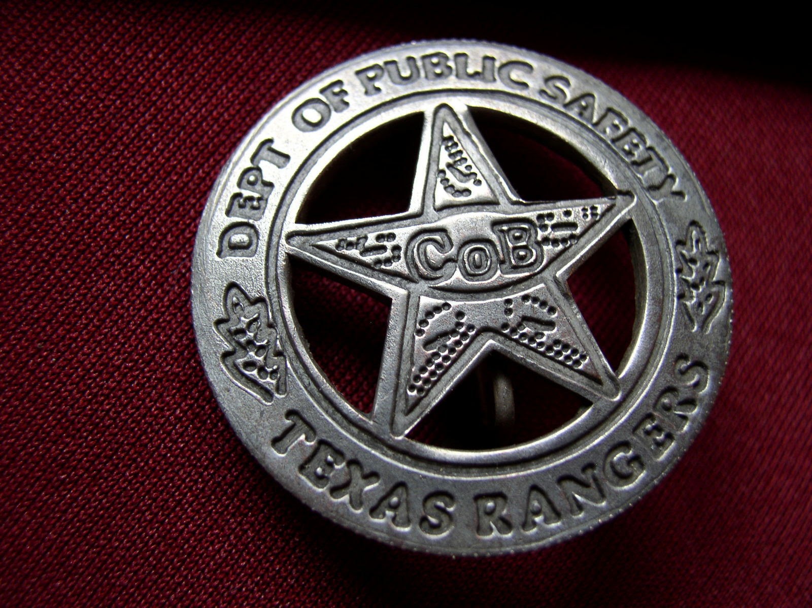 the NAVASOTA CURRENT: Texas Ranger Badges... and those that want to be