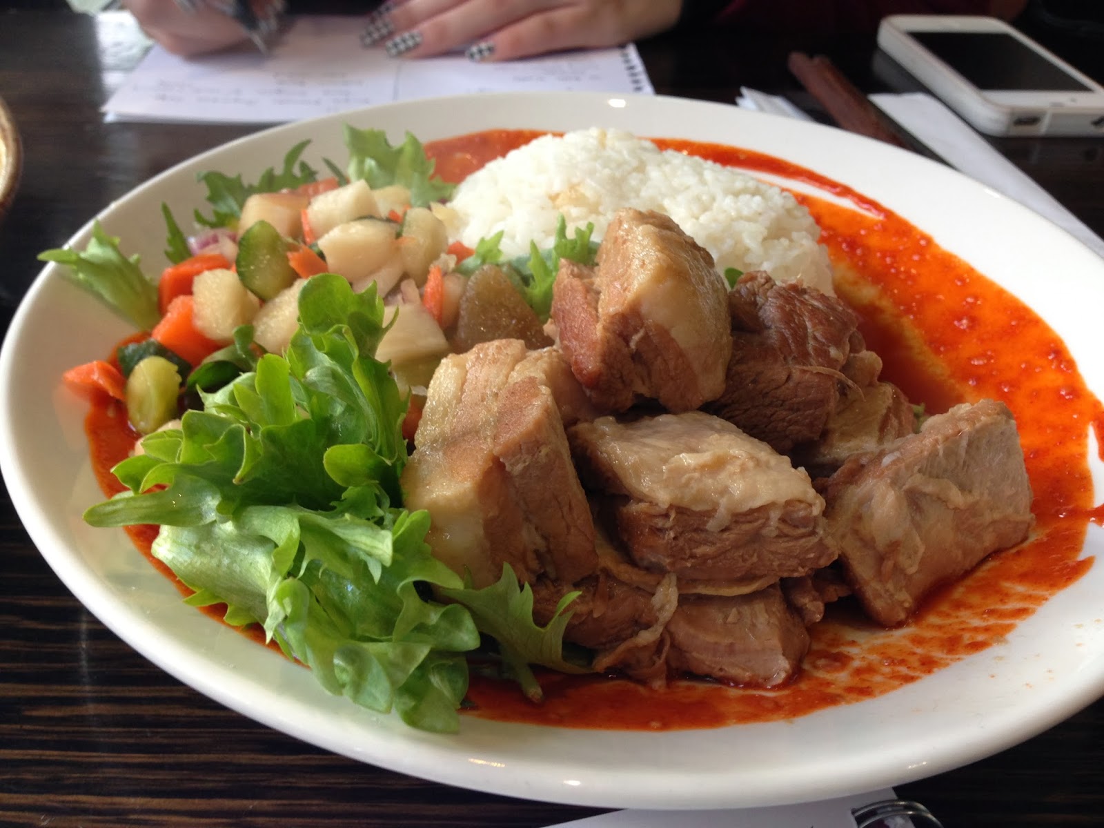 Crystal Noir: Purple Peanuts Japanese Cafe, Melbourne CBD