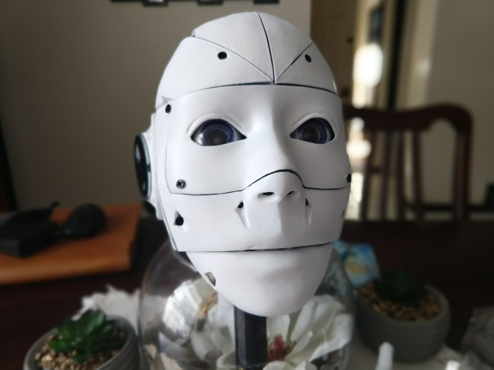 One Curious Robot: Humanoid Robot Head (based on InMoov project)