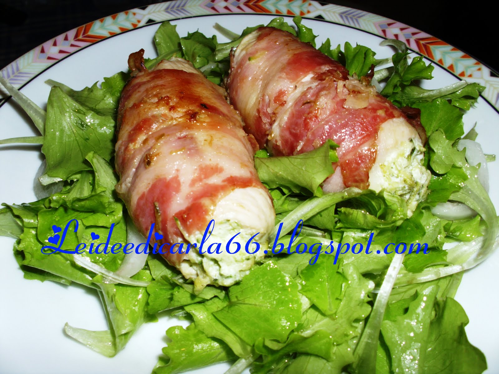 Le idee di Carla66: INVOLTINI DI POLLO CON PHILADELPHIA