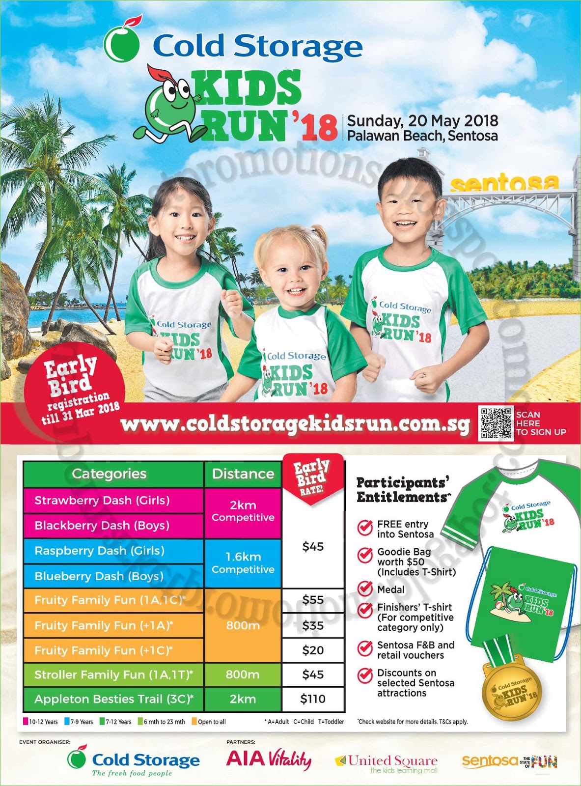 Cold Storage Kids Run '18 20 May 2018 ~ Supermarket Promotions