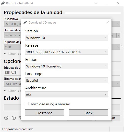 COMO DESCARGAR WINDOWS 10 Y CREAR USB DE INSTALACION CON RUFUS 3.5