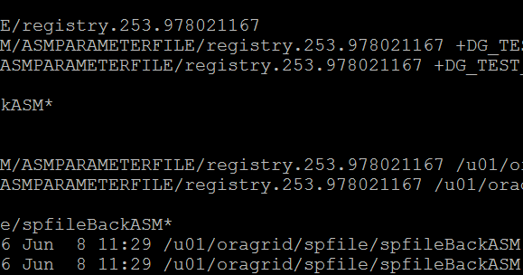 Administration of ASM Parameter File (SPFILE)
