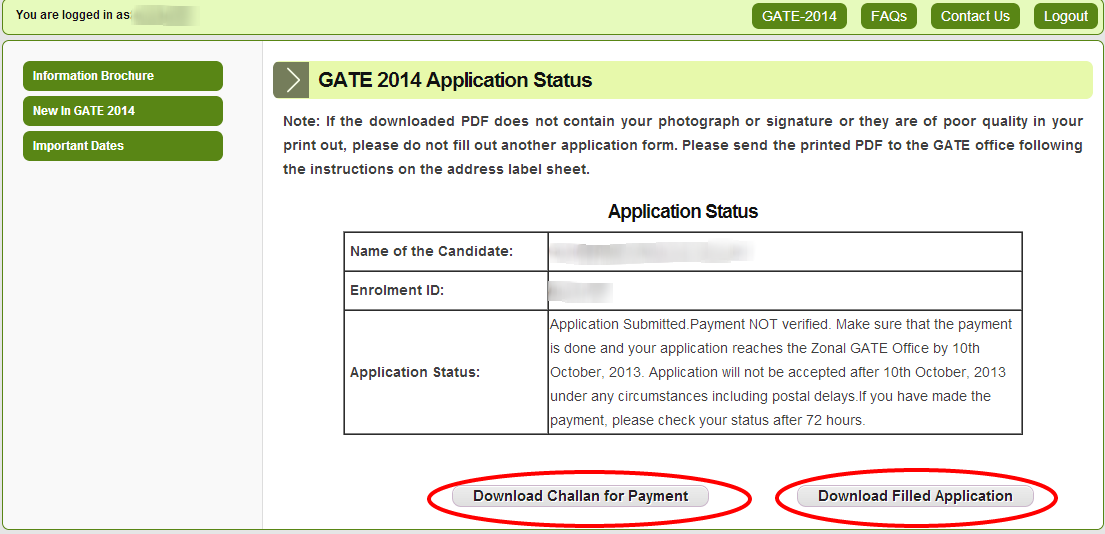 HOW TO REGISTER FOR GATE-2014 STEP BY STEP WITH SCREEN SHOTS ~ techie ...
