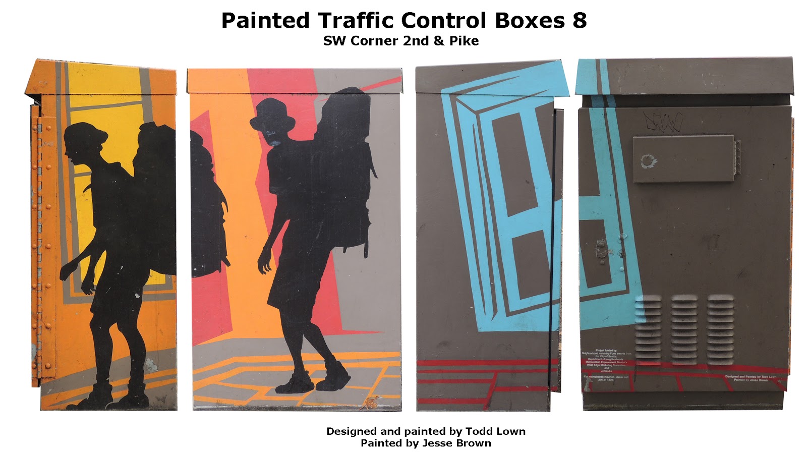 Travels with Cherri: Seattle's Painted Traffic Control Boxes 8